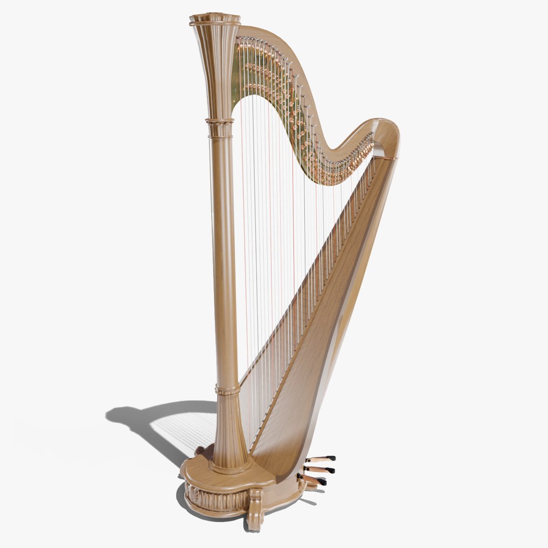 Salvi Diana Harp 3D model - TurboSquid 1883655