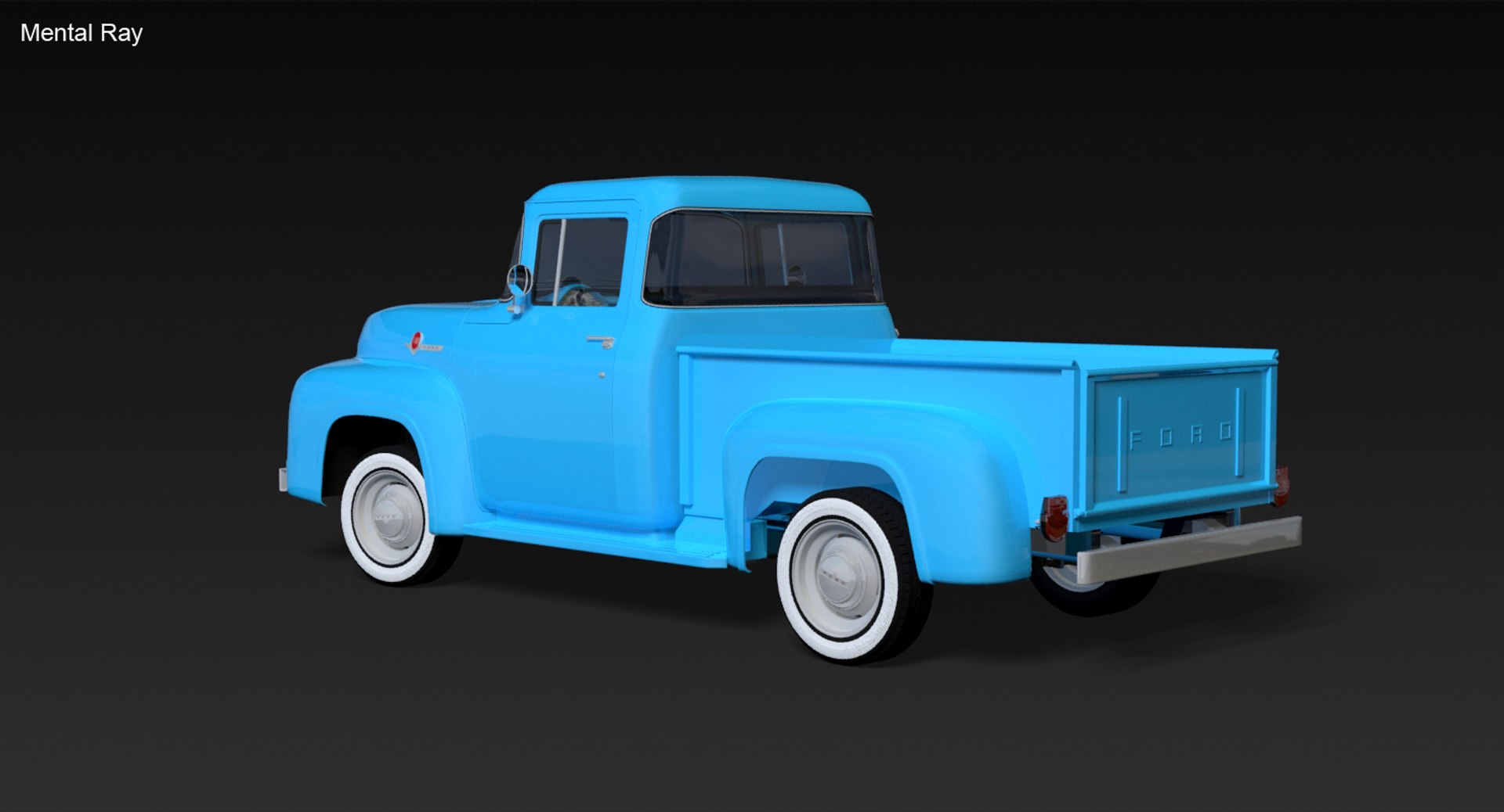 F-100 1956 3D Model - TurboSquid 1158377