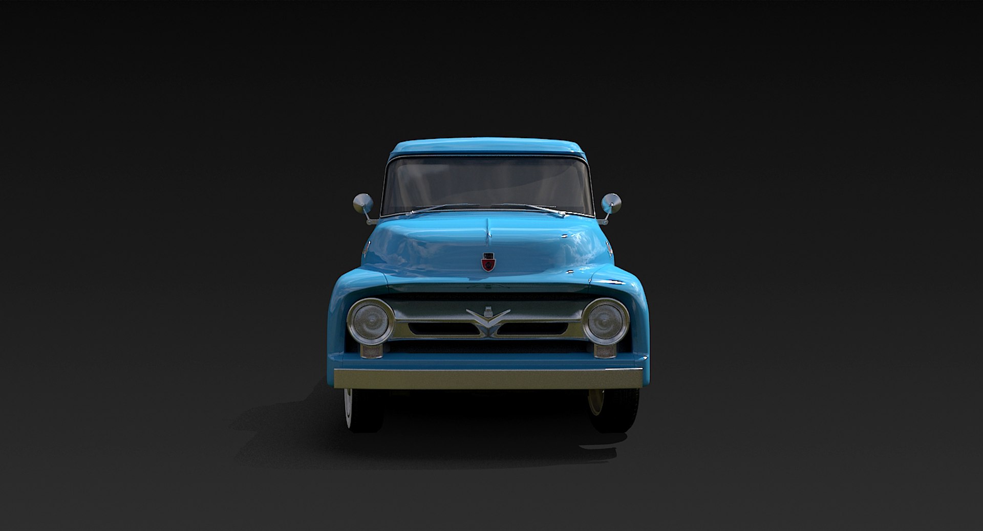 F-100 1956 3D Model - TurboSquid 1158377