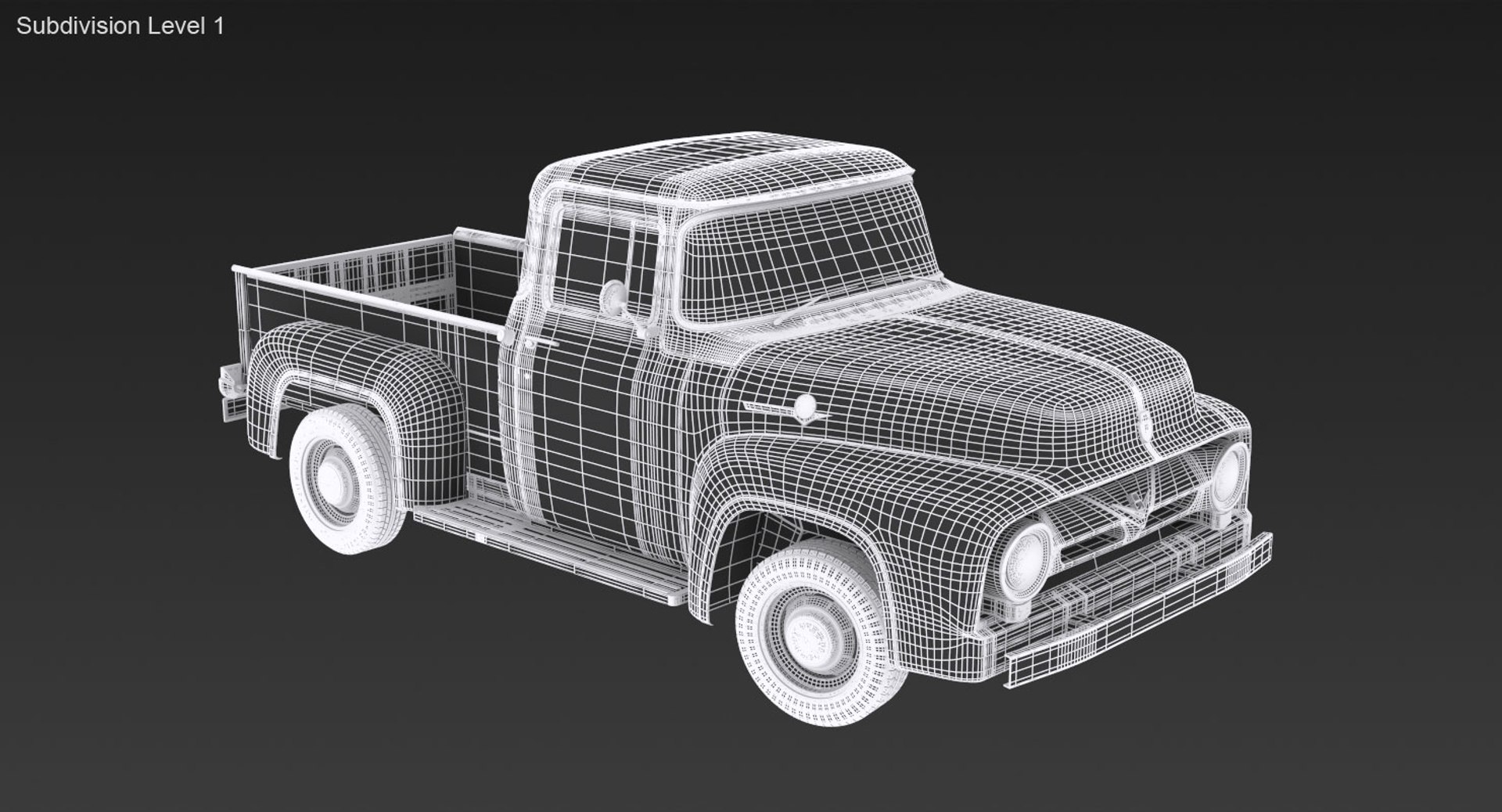 F-100 1956 3D Model - TurboSquid 1158377