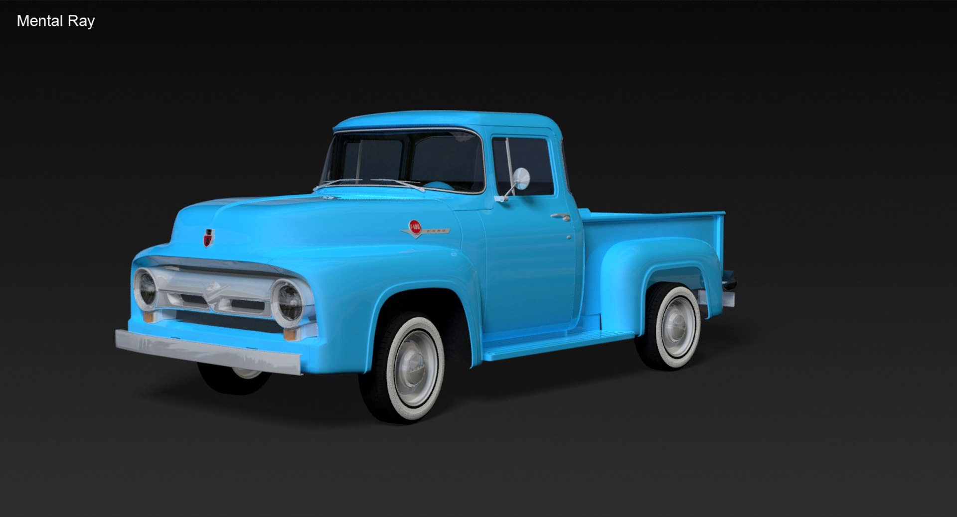 F-100 1956 3D Model - TurboSquid 1158377