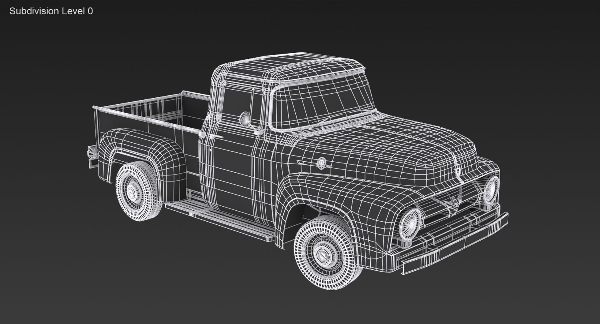 F-100 1956 3D Model - TurboSquid 1158377