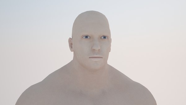 strong man 3d model