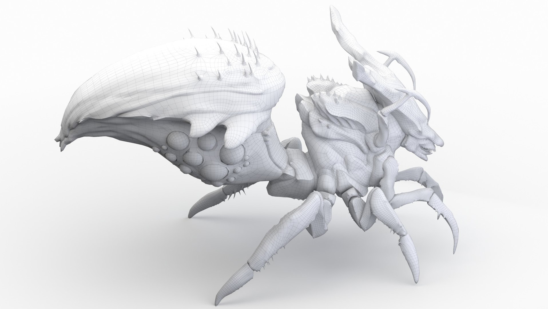 3D Alien Queen Model - TurboSquid 1949665