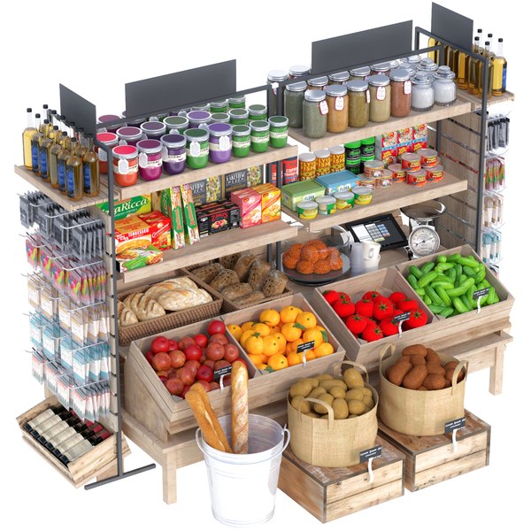Grocery Store 8 3D model - TurboSquid 1875284