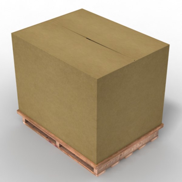 3d model shipping case