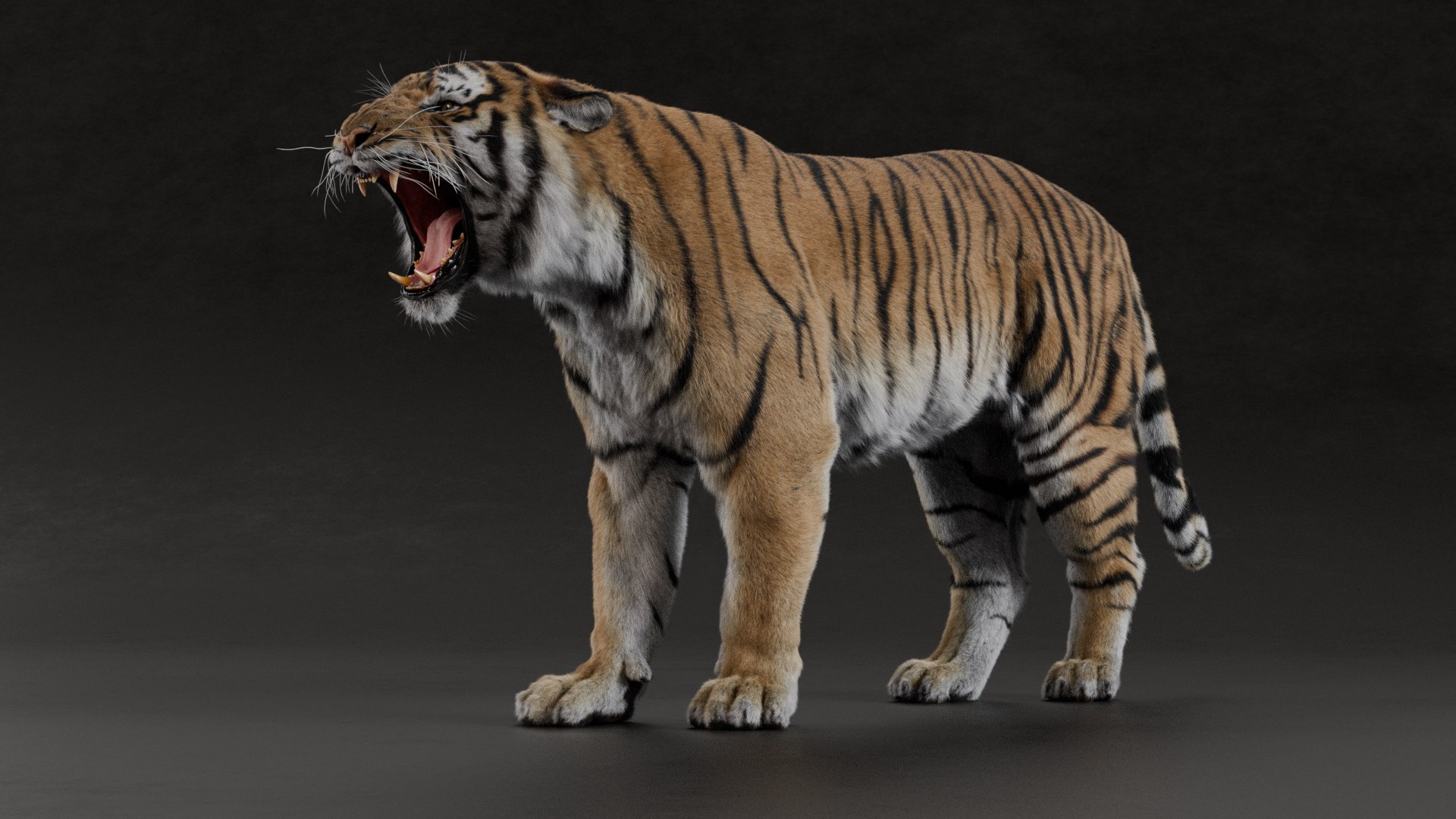 3D Model Bengal Tiger - TurboSquid 2378635