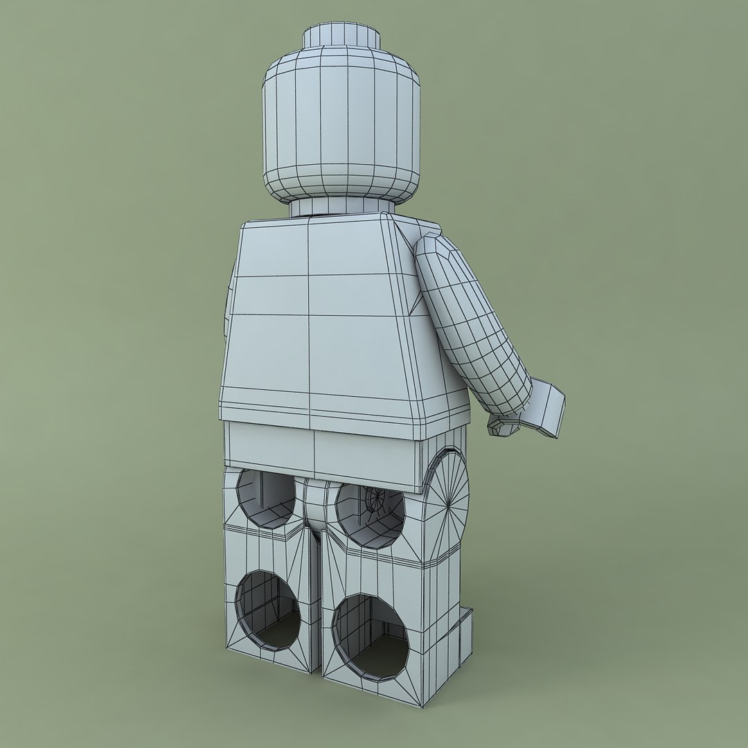 obj lego man