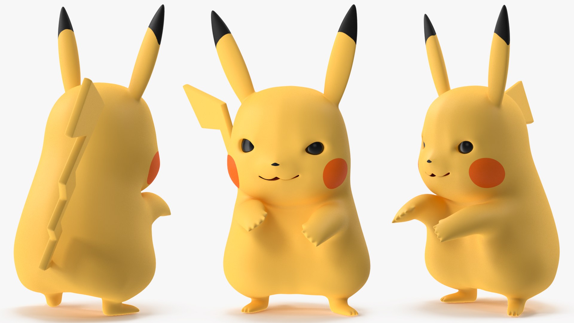 Pikachu Characters Collection 3D model - TurboSquid 2094877