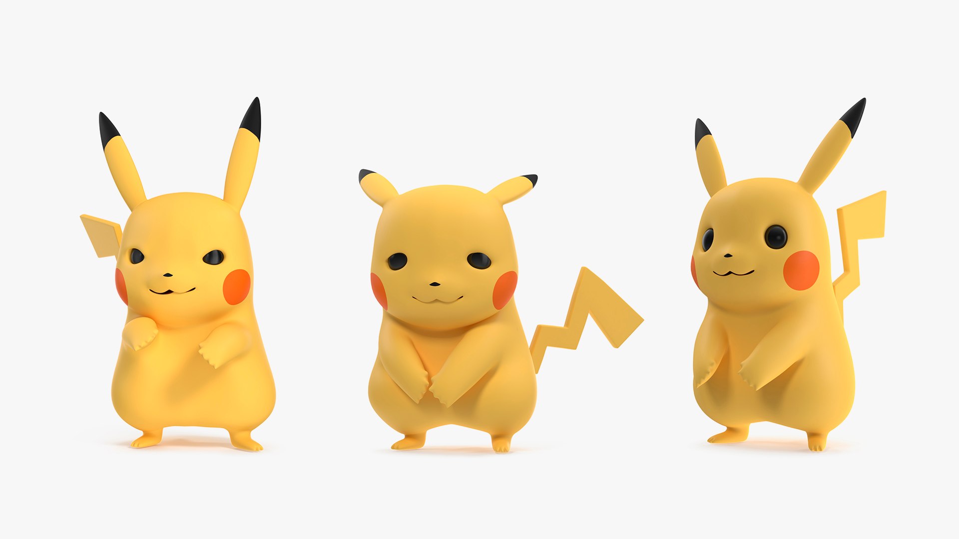 Pikachu Characters Collection 3D Model - TurboSquid 2094877