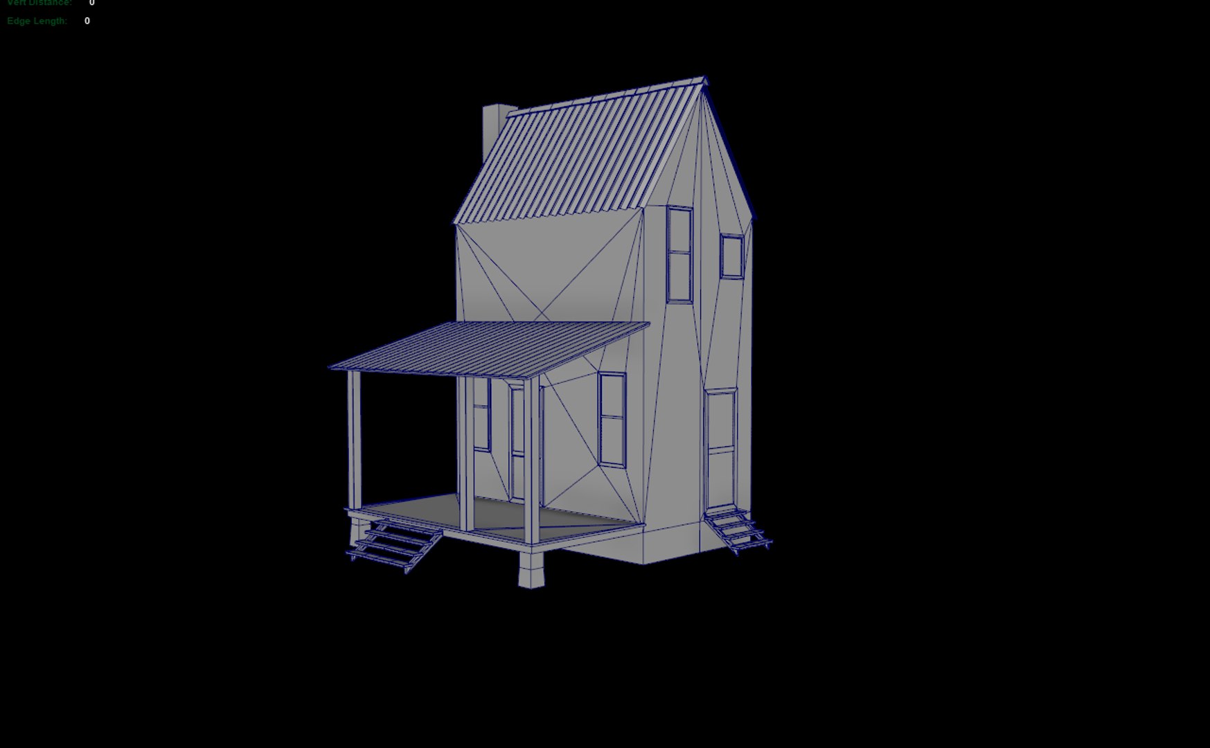 3D Old House Model - TurboSquid 1522127
