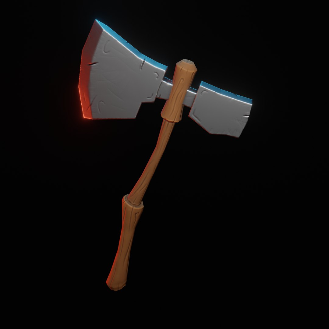3D Stylized Axe Model - TurboSquid 1432419