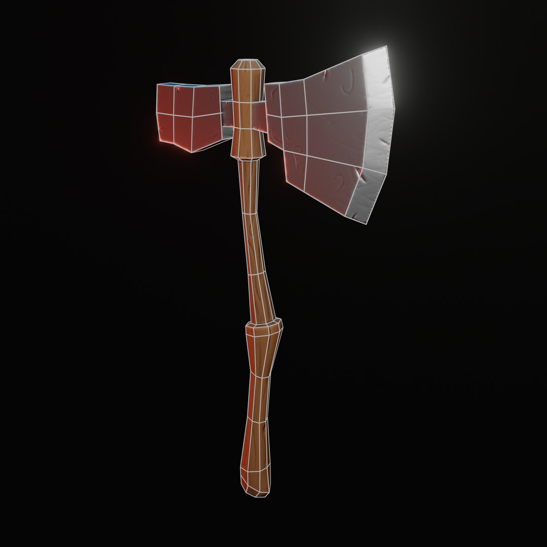 3D Stylized Axe Model - TurboSquid 1432419