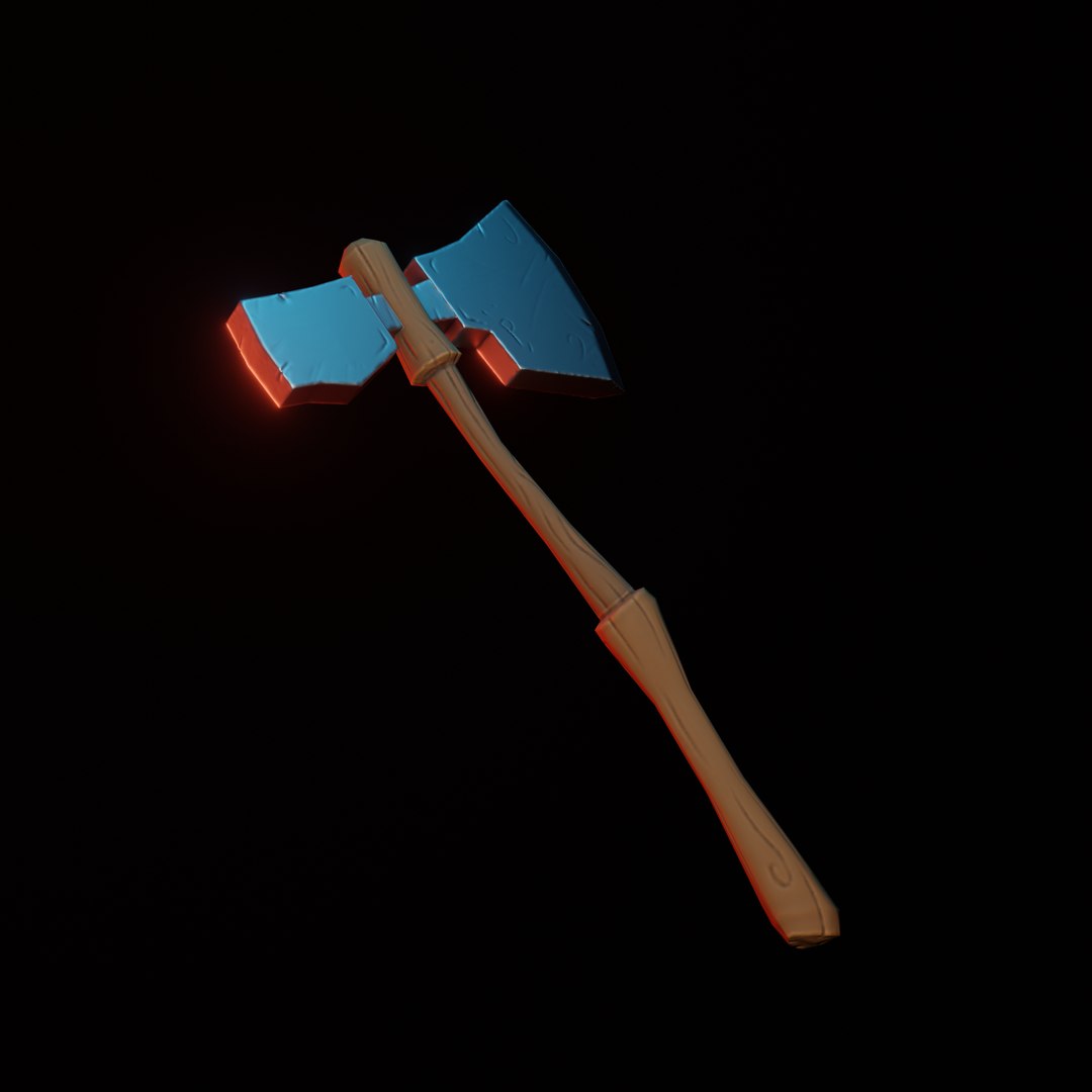 3D Stylized Axe Model - TurboSquid 1432419