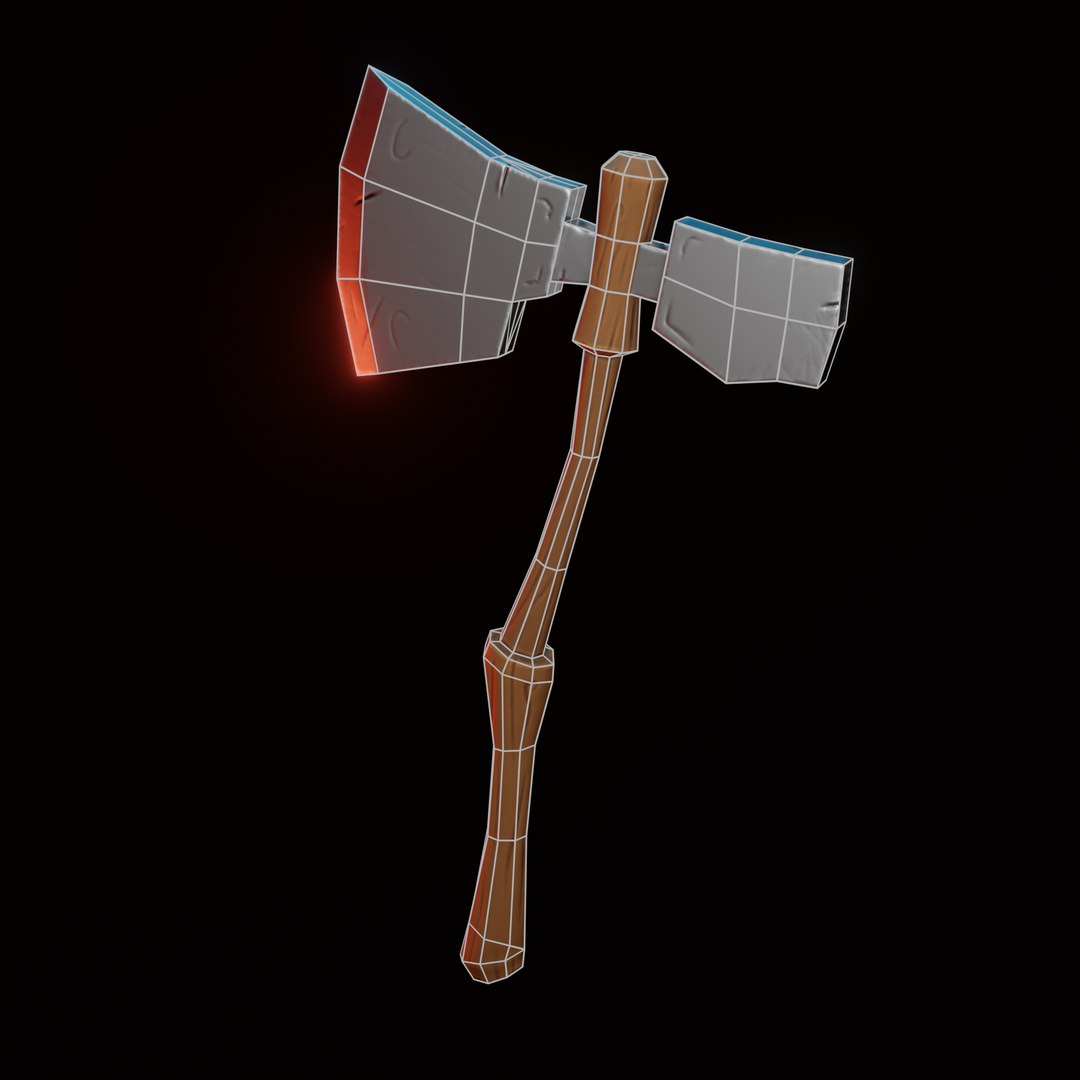 3D Stylized Axe Model - TurboSquid 1432419