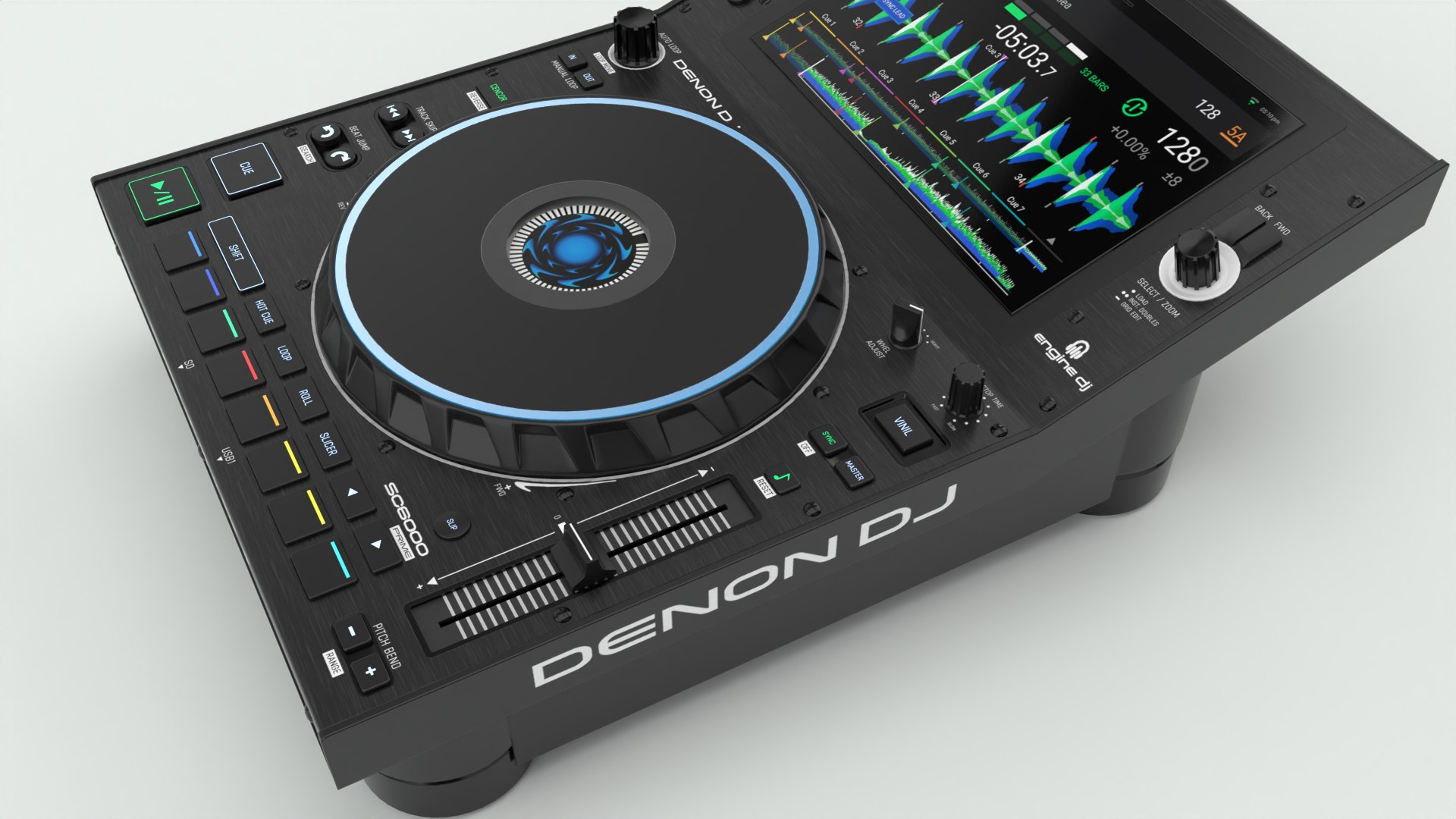 Denon DJ Player SC 6000 3D model - TurboSquid 2097136