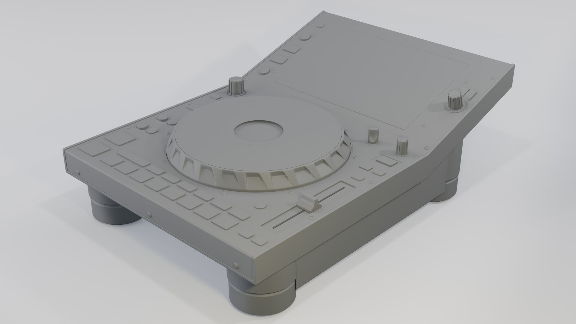 Denon DJ Player SC 6000 3D Model - TurboSquid 2097136