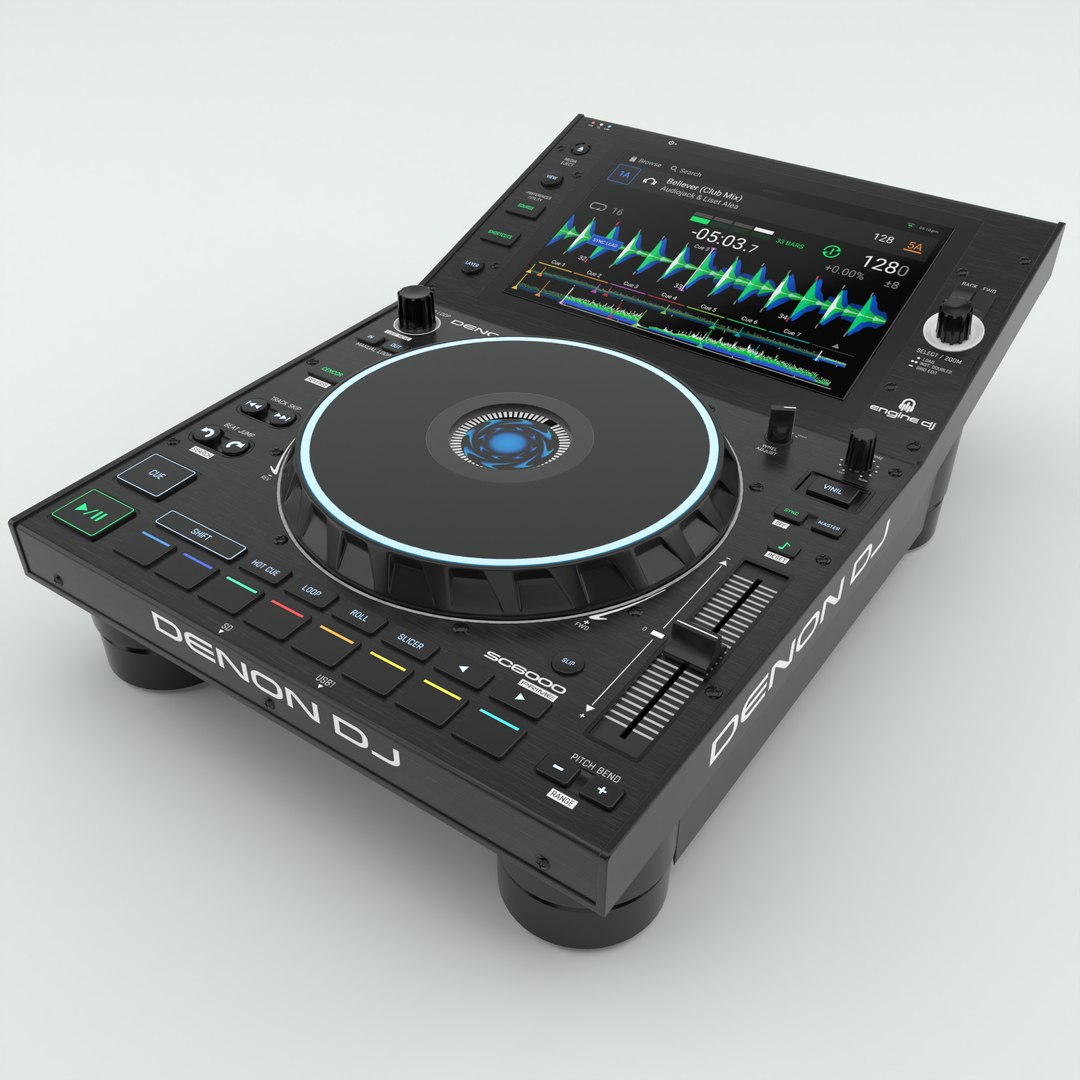 Denon DJ Player SC 6000 3D model - TurboSquid 2097136
