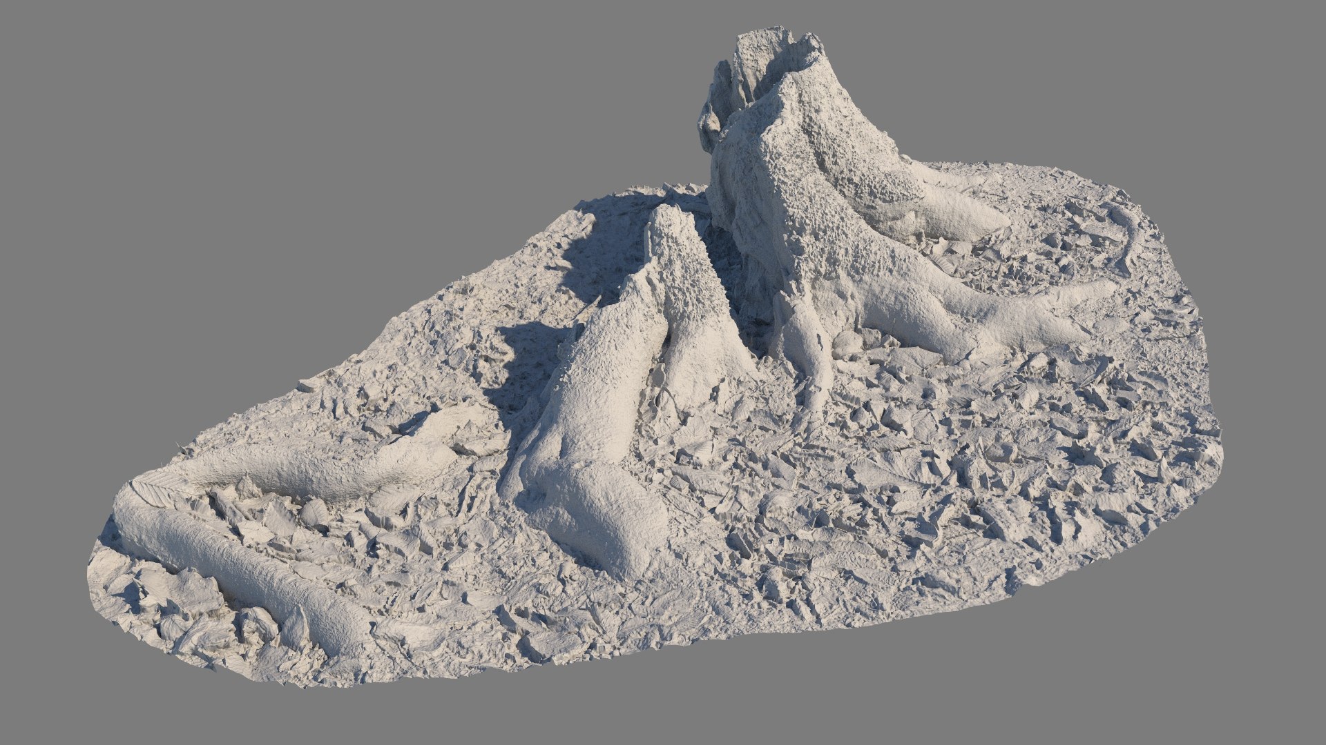 Scanned Trimmed Trunks Collection 3D Model - TurboSquid 2165883