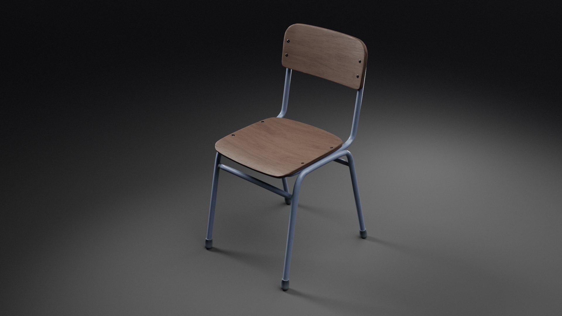 School Chair Model - TurboSquid 1925847