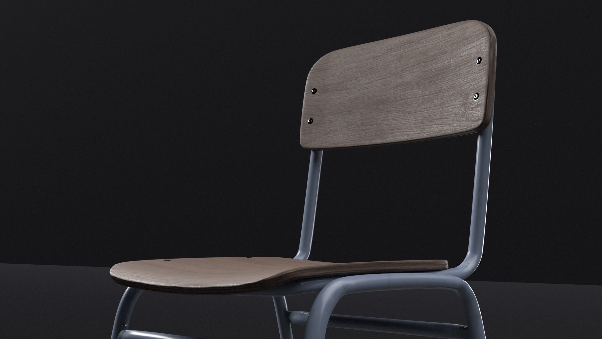 School Chair Model - TurboSquid 1925847