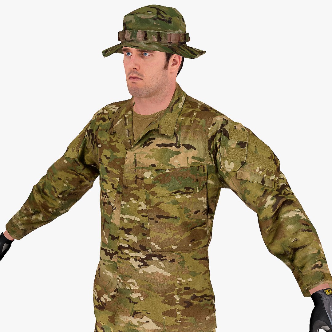 ready crye multicam 3d model