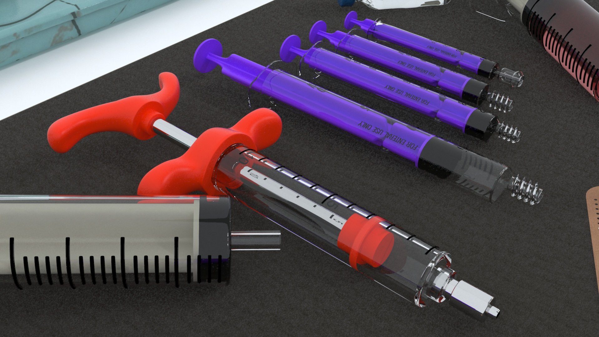 Syringes 3D - TurboSquid 2135660