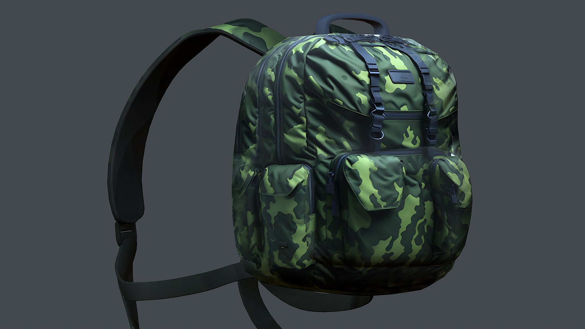 Backpack Camping bag baggage 3D model - TurboSquid 2057410