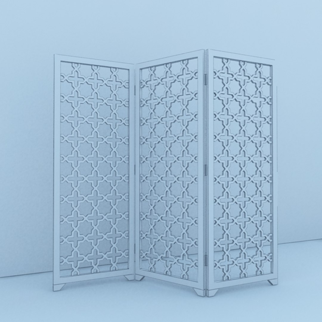 Moroccan Wood Screens Traditional 3D - TurboSquid 1297638