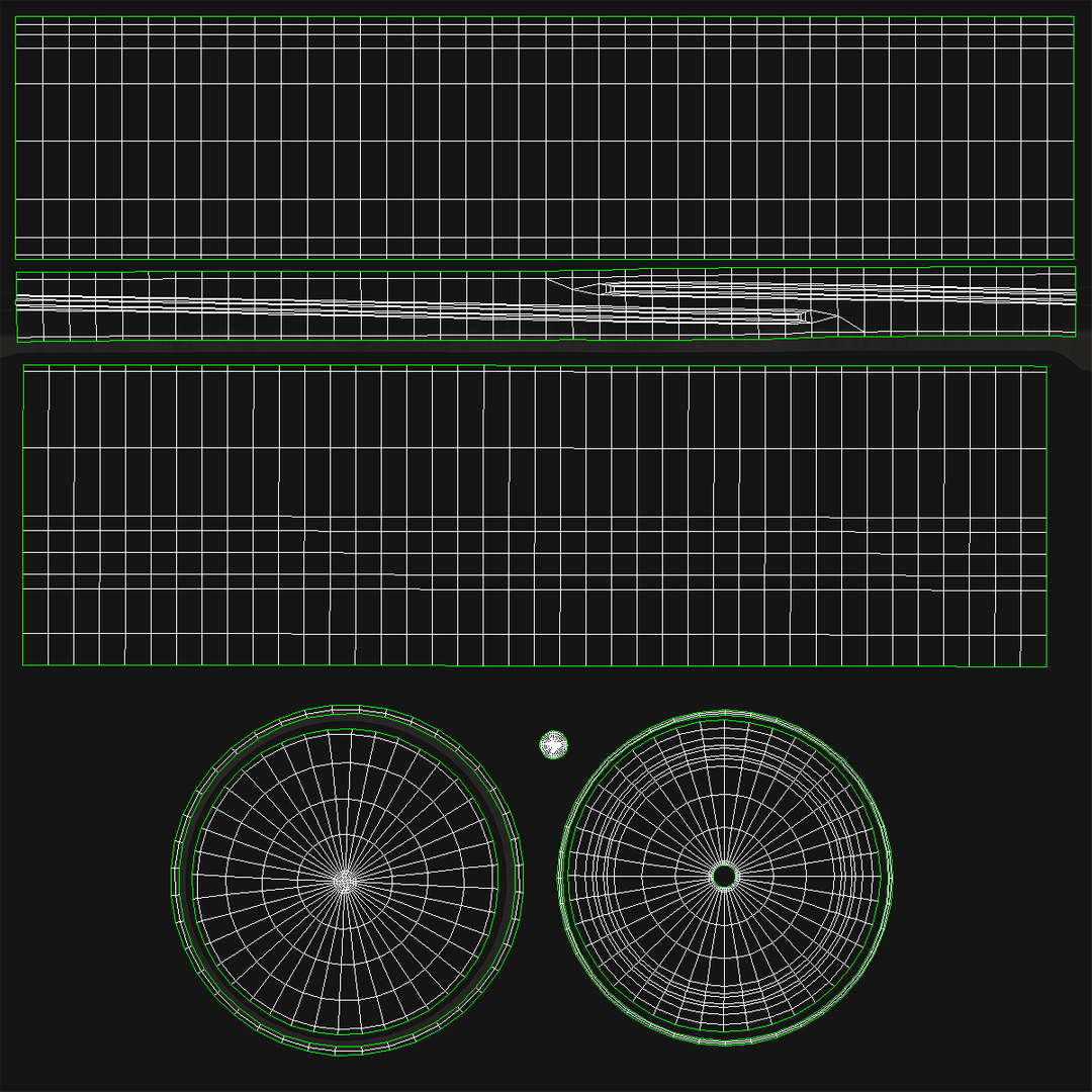 Modello 3D Barattolo di plastica a bocca larga, lato dritto, 8 once ...