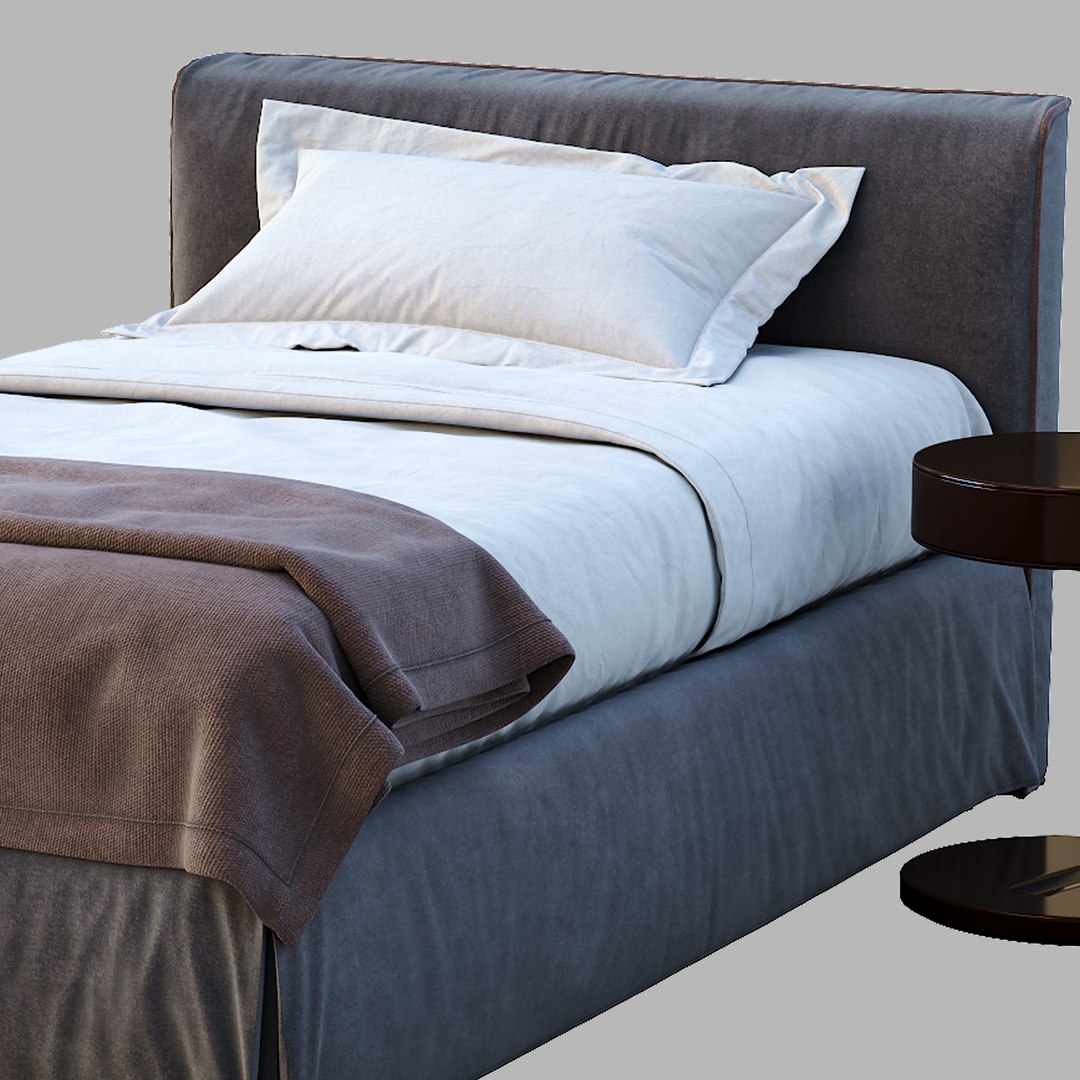 3D Meridiani Bed Law - TurboSquid 1568438