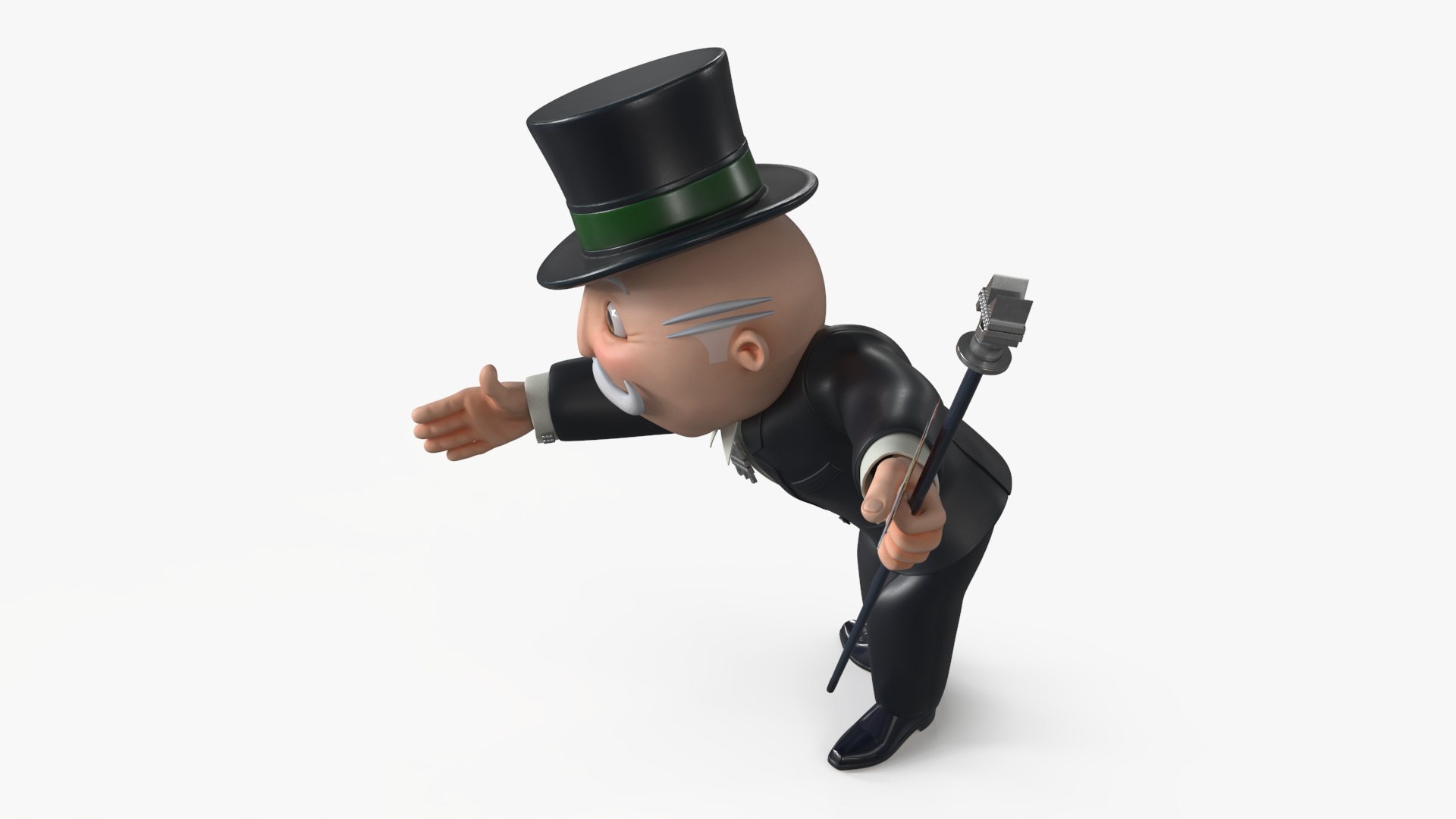 3D Mr Monopoly Handshake Pose For 3D Print - TurboSquid 2287673