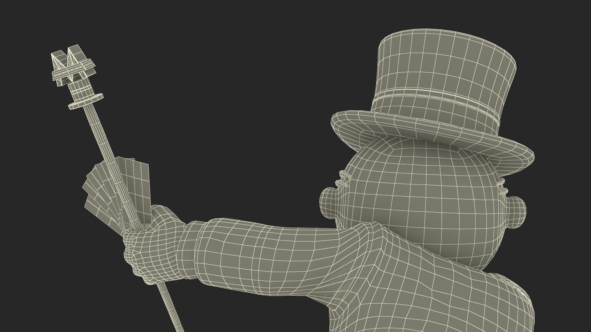 3D Mr Monopoly Handshake Pose For 3D Print - TurboSquid 2287673