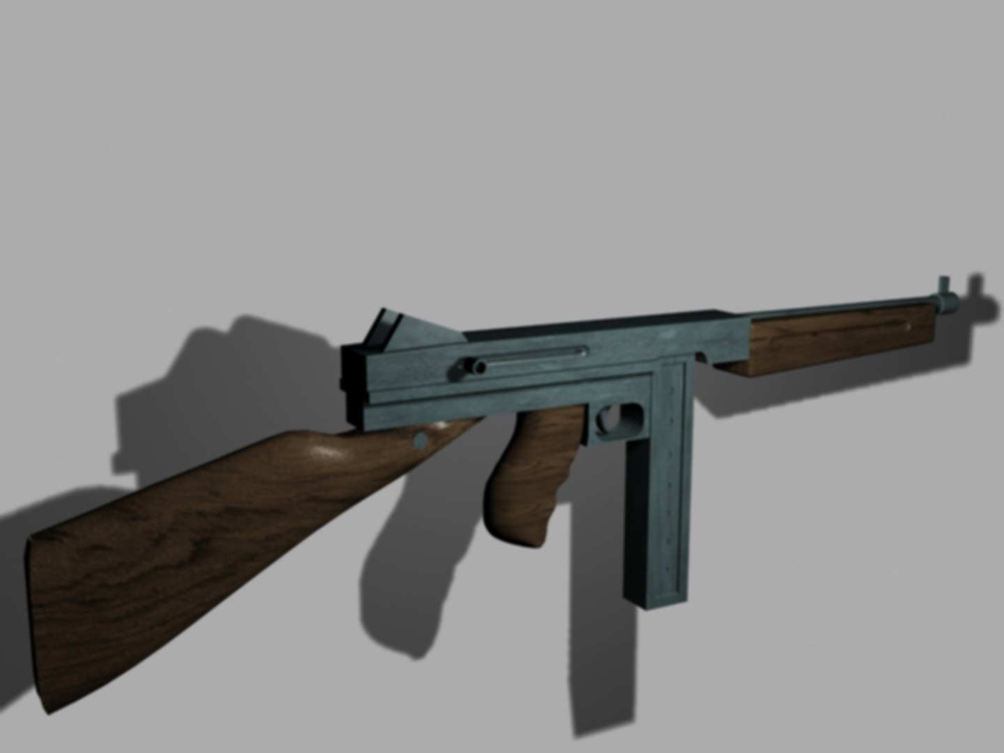 3d Thompson Smg Model