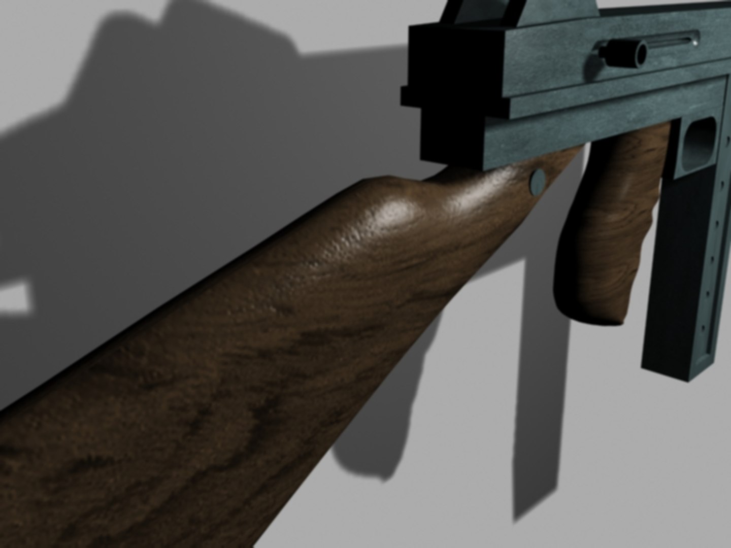 3d Thompson Smg Model