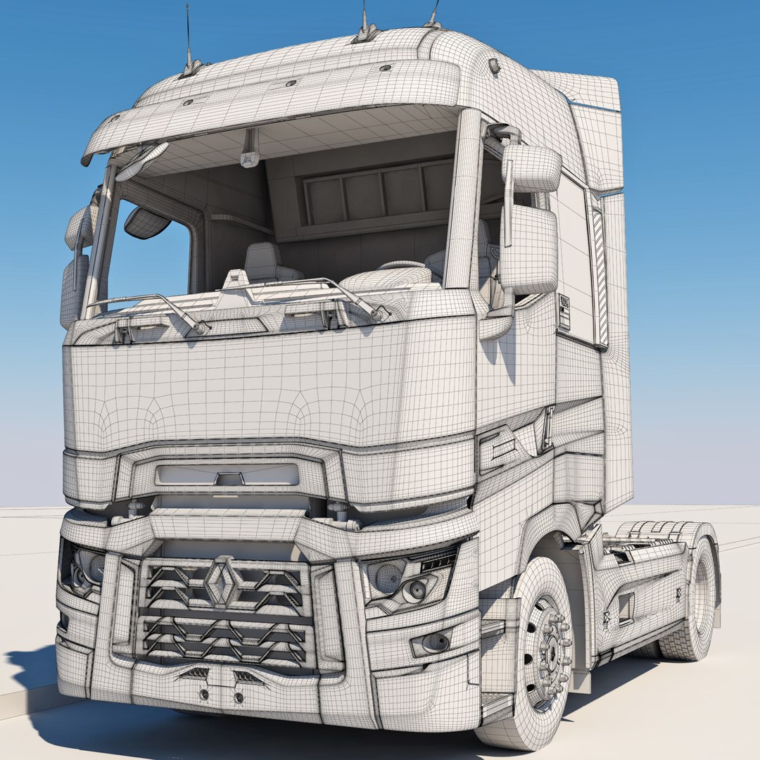 renault t range 3d model