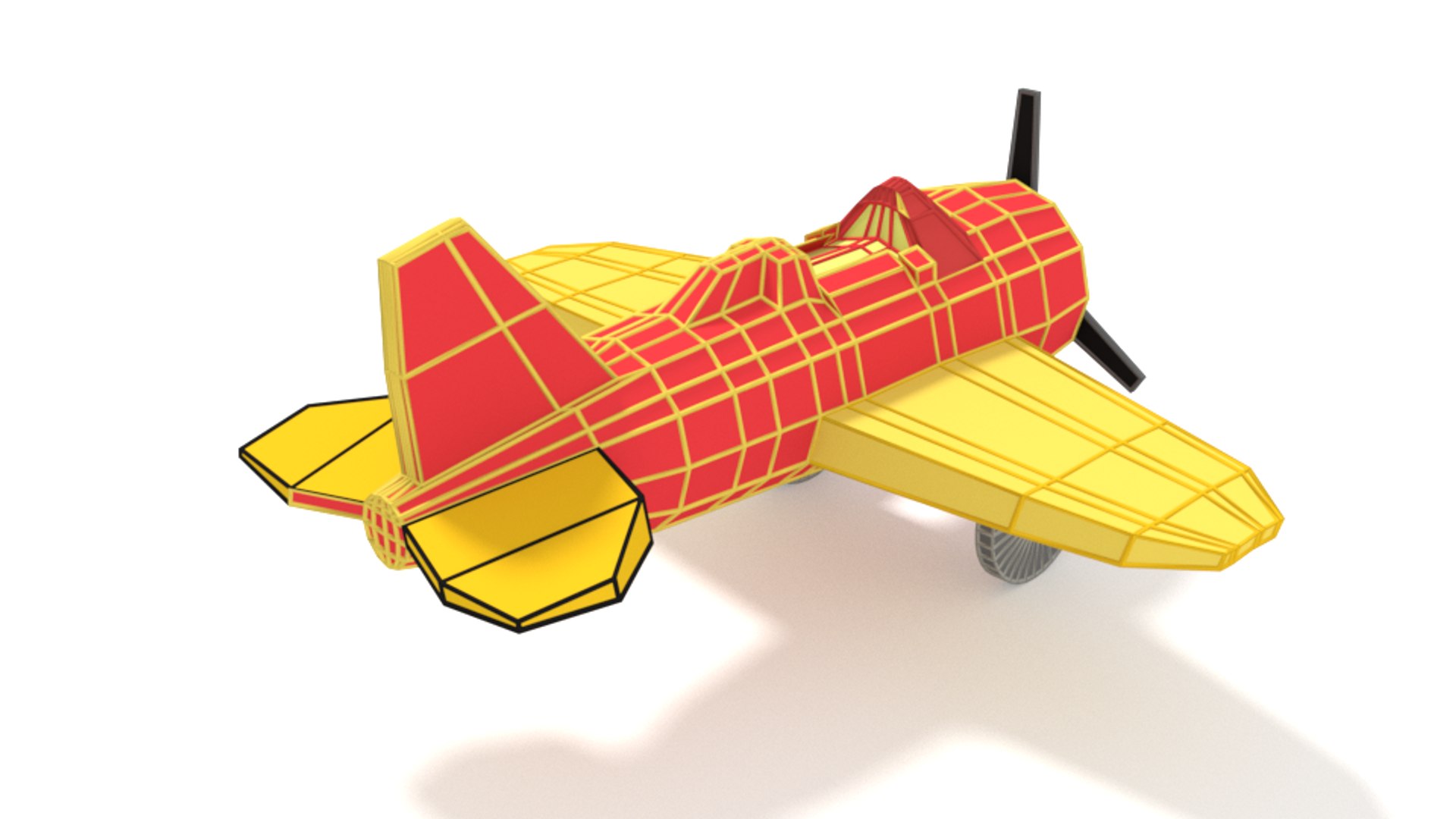 Airplane toy model - TurboSquid 1418971