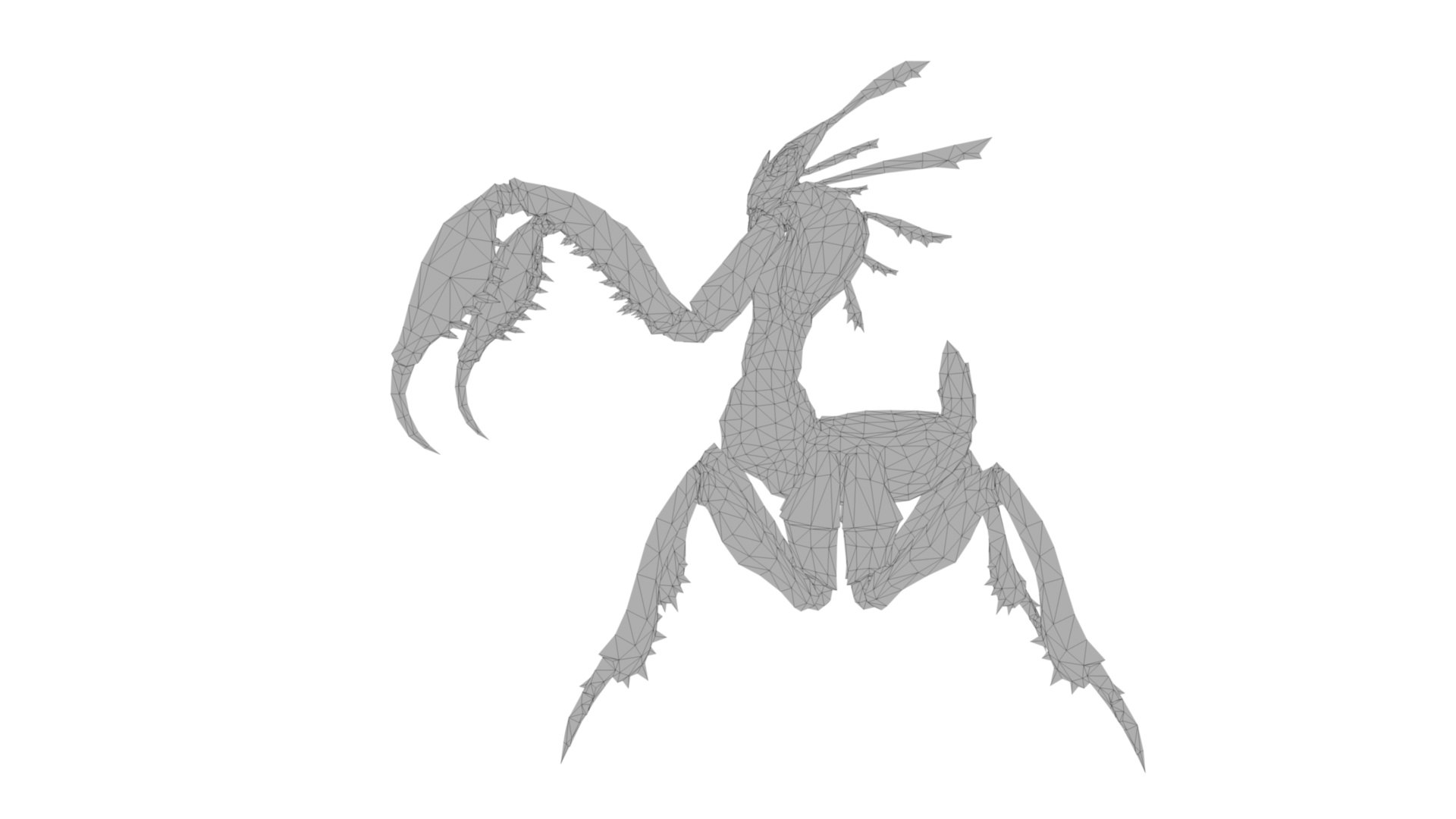 3D Alien Mantis - TurboSquid 1932177