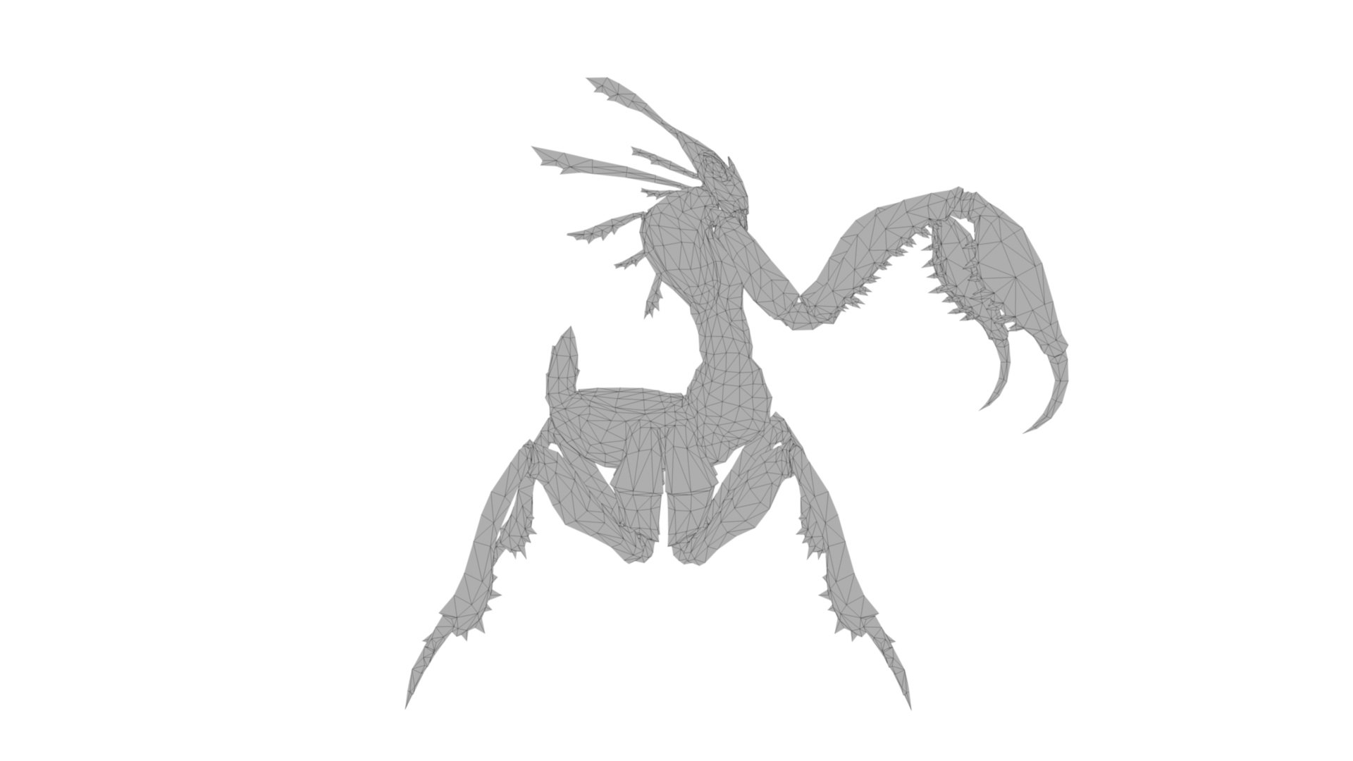 3D Alien Mantis - TurboSquid 1932177