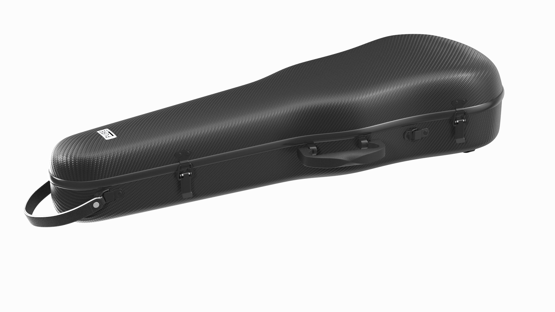 Violin Shaped Case Gewa Pure Black Closed 3D Model - TurboSquid 2143560