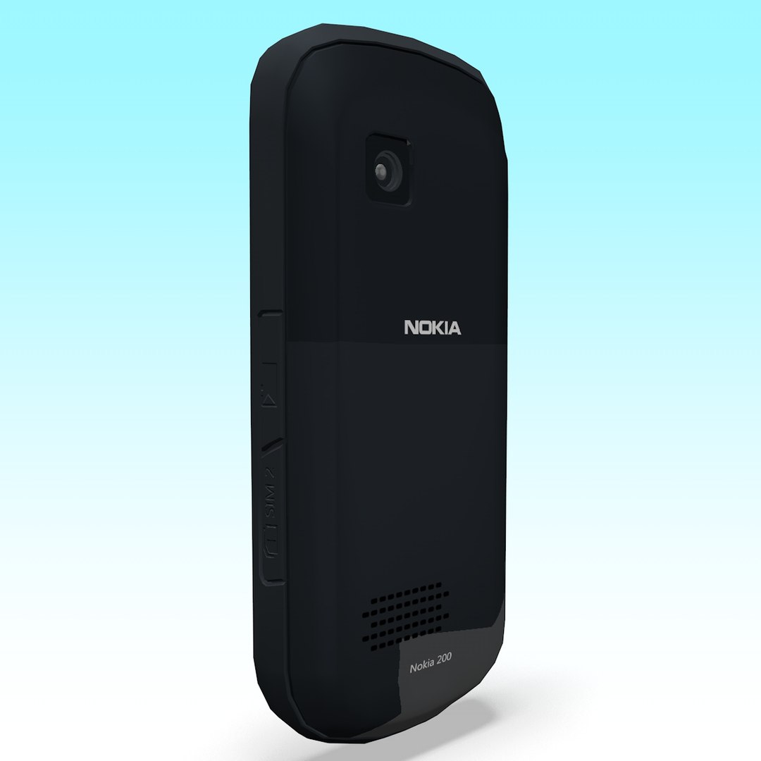 3D nokia 200 phone - TurboSquid 1503745