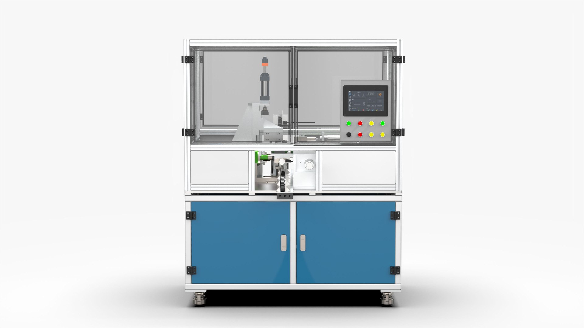 3D Automatic Horizontal Chamfering Rough Turning Machine - TurboSquid ...