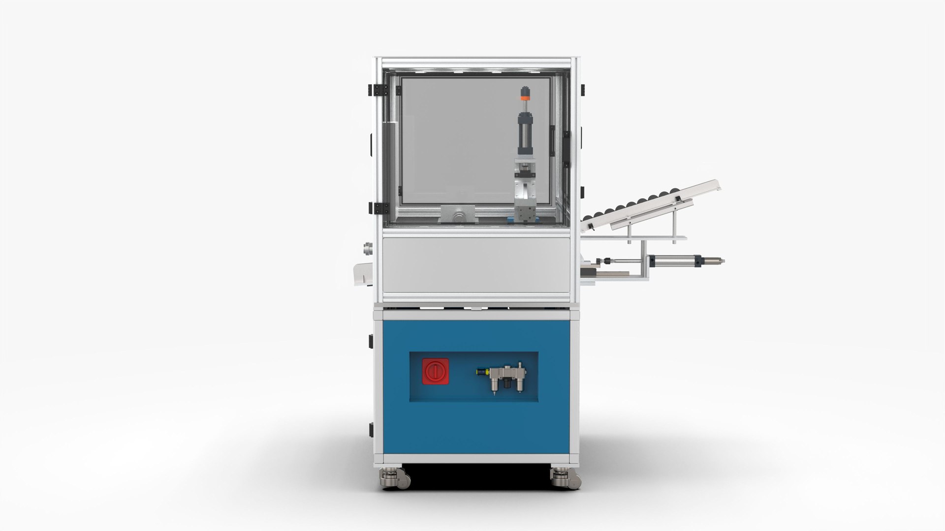 3D Automatic Horizontal Chamfering Rough Turning Machine - TurboSquid ...