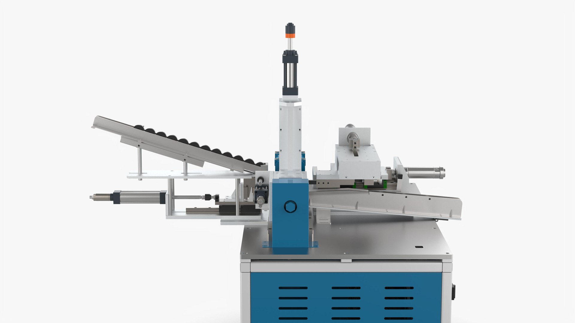 3D Automatic Horizontal Chamfering Rough Turning Machine - TurboSquid ...