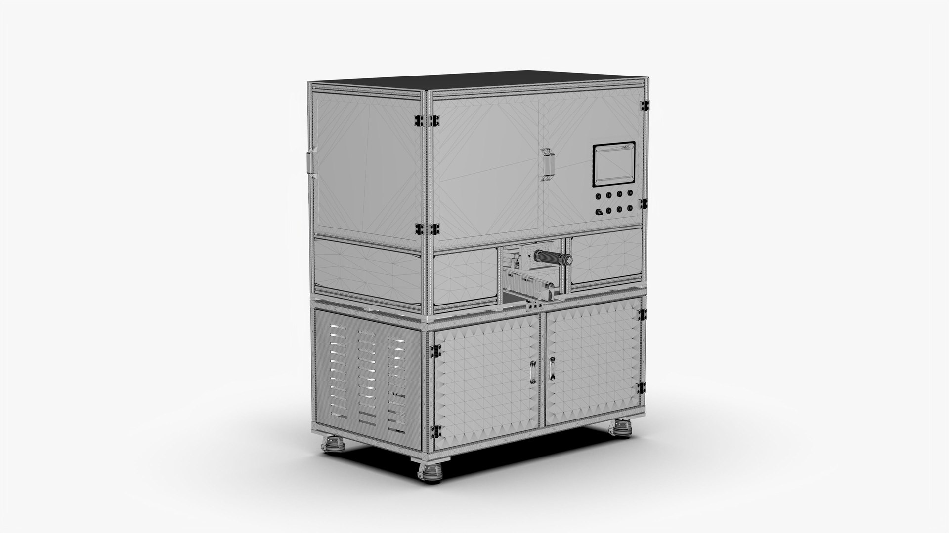 3D Automatic Horizontal Chamfering Rough Turning Machine - TurboSquid ...