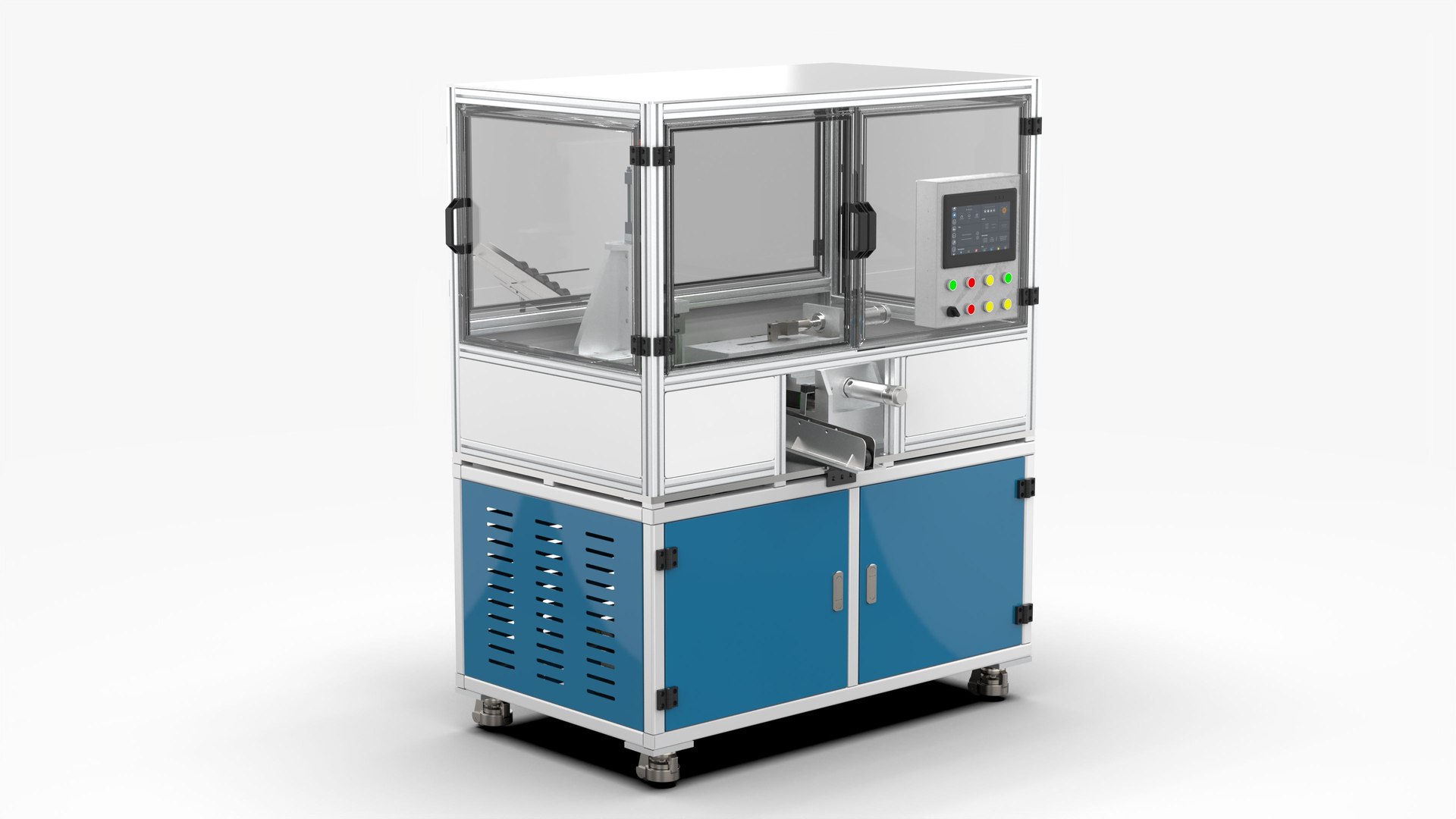 3D Automatic Horizontal Chamfering Rough Turning Machine - TurboSquid ...