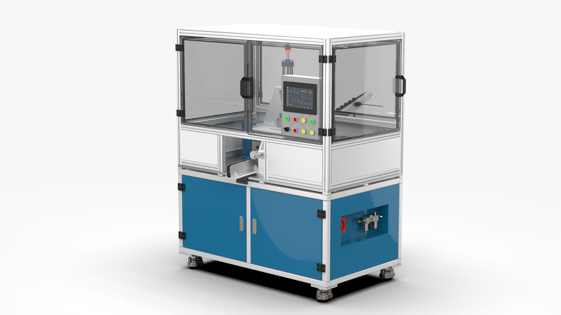 3D Automatic Horizontal Chamfering Rough Turning Machine - TurboSquid ...