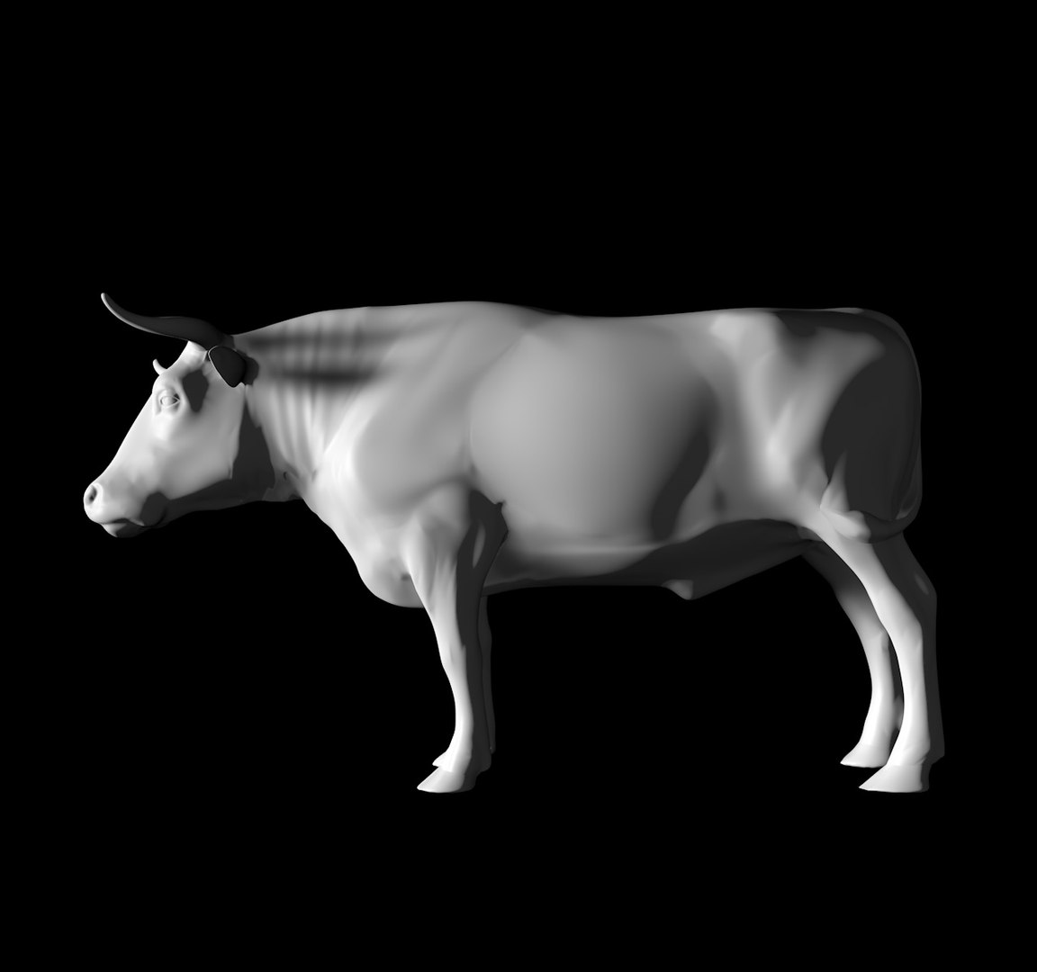 3D Ox Cow Model - TurboSquid 1615117