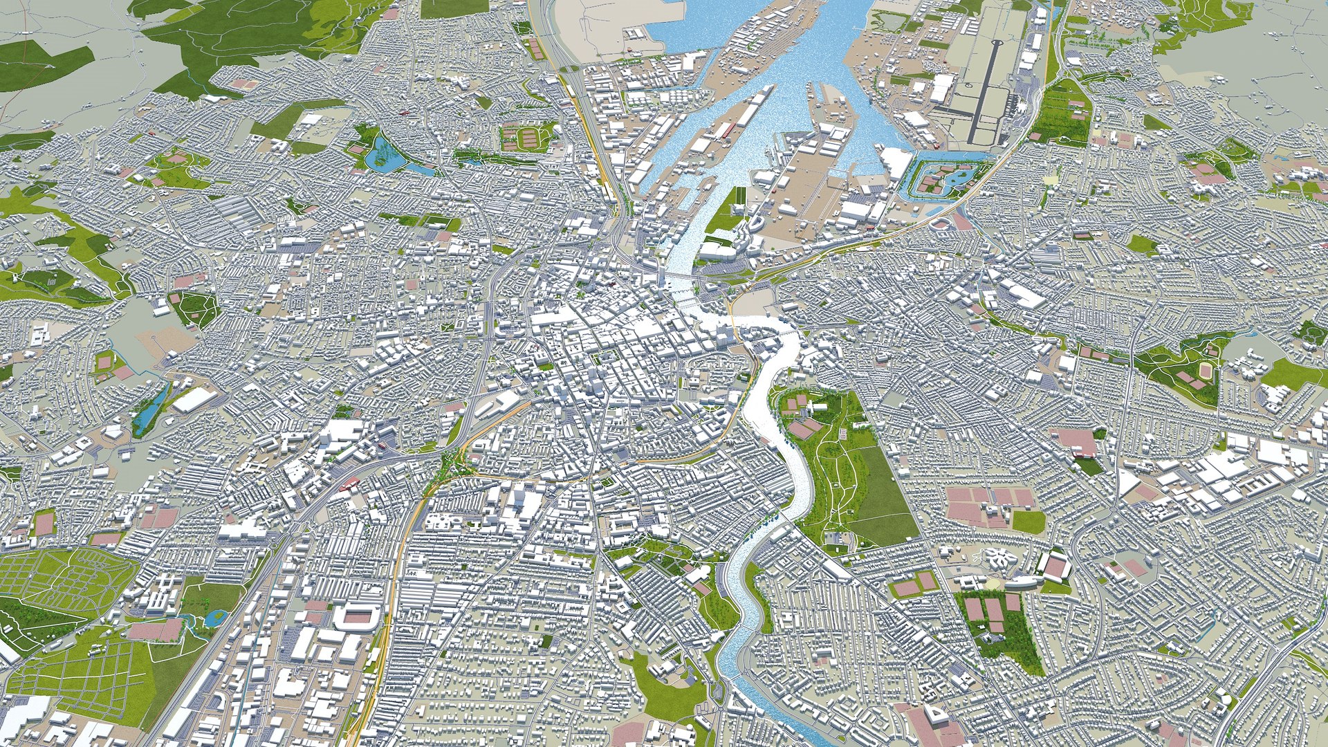 3D Belfast Northern Ireland UK - TurboSquid 1719303