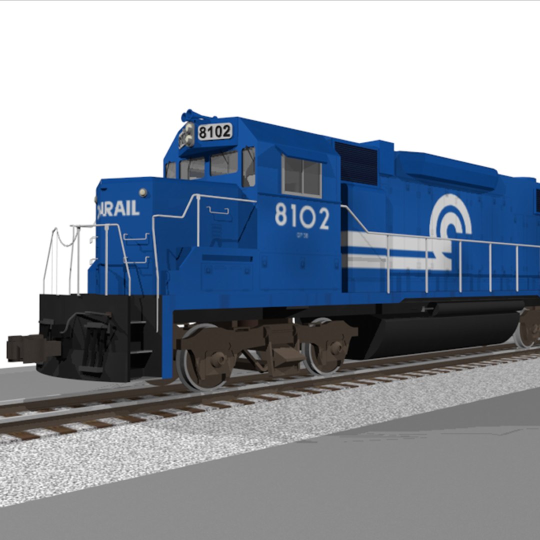 C4d Train Engine